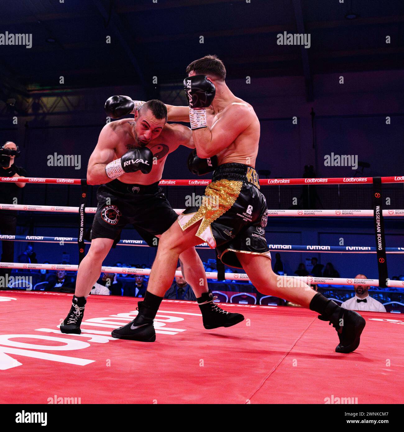 LONDON, UNITED KINGDOM. 01 Mar, 2024. Ryan Kelly vs Ioan Alexandru ...