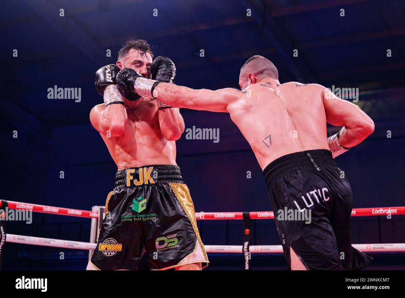 Ryan Kelly vs Ioan Alexandru Lutic - Middleweight bout during Wasserman ...