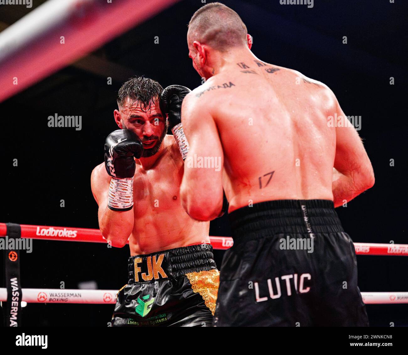 Ryan Kelly vs Ioan Alexandru Lutic - Middleweight bout during Wasserman ...