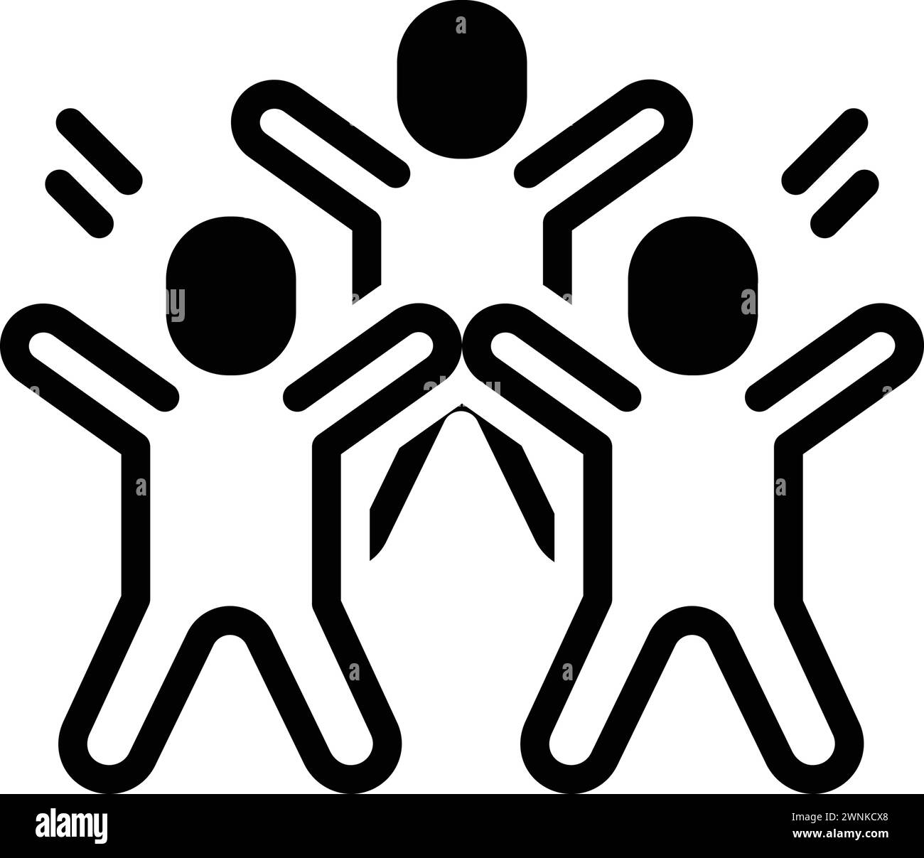 Excitement icon Black and White Stock Photos & Images - Alamy