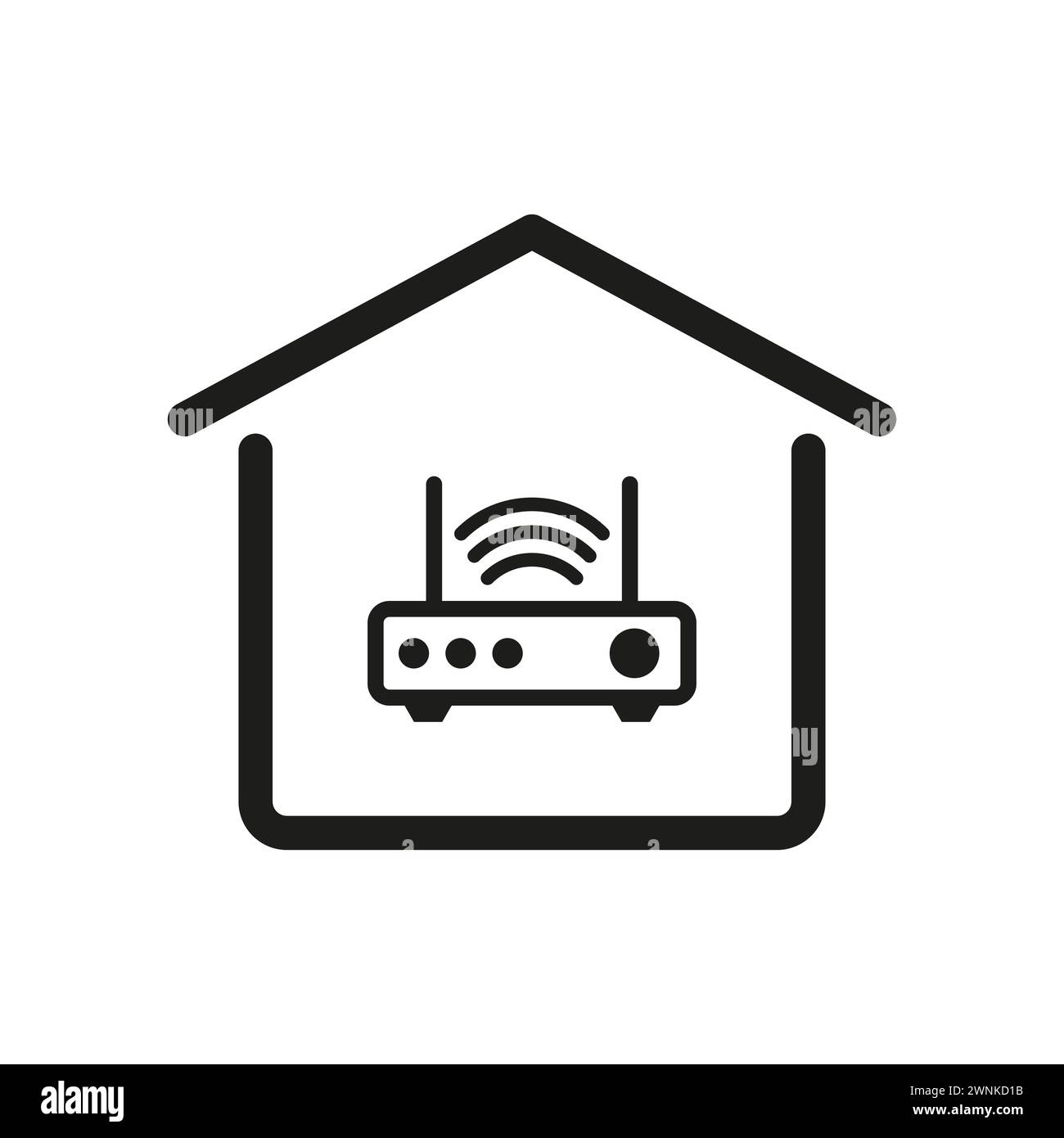 Home wireless router, internet access, modern technology, easy setup ... Home wireless router, internet access, modern technology, easy setup ...