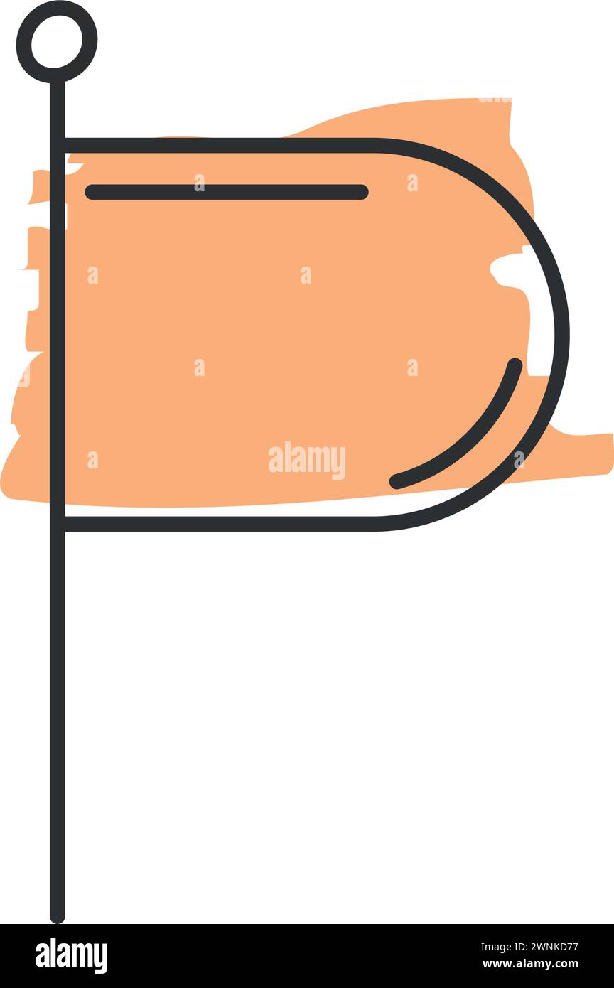 Flag sketch icon Hand Draw Vector Stock Vector Image & Art - Alamy