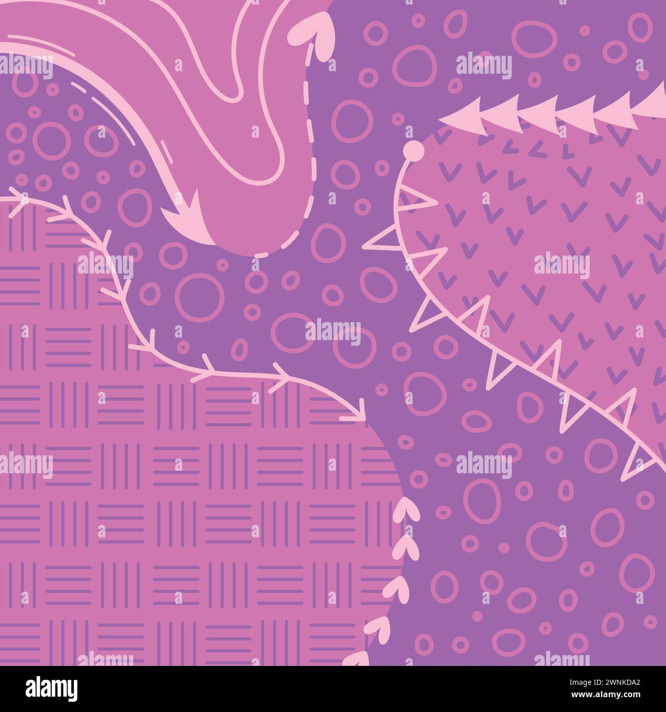 Hand draw colored pattern background Vector Stock Vector Image & Art ...