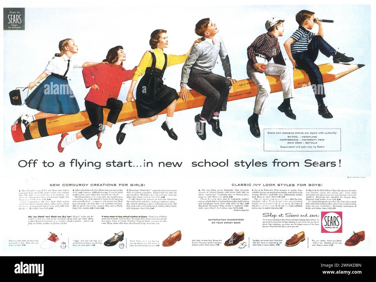 1950s teenage fashion Cut Out Stock Images & Pictures - Alamy