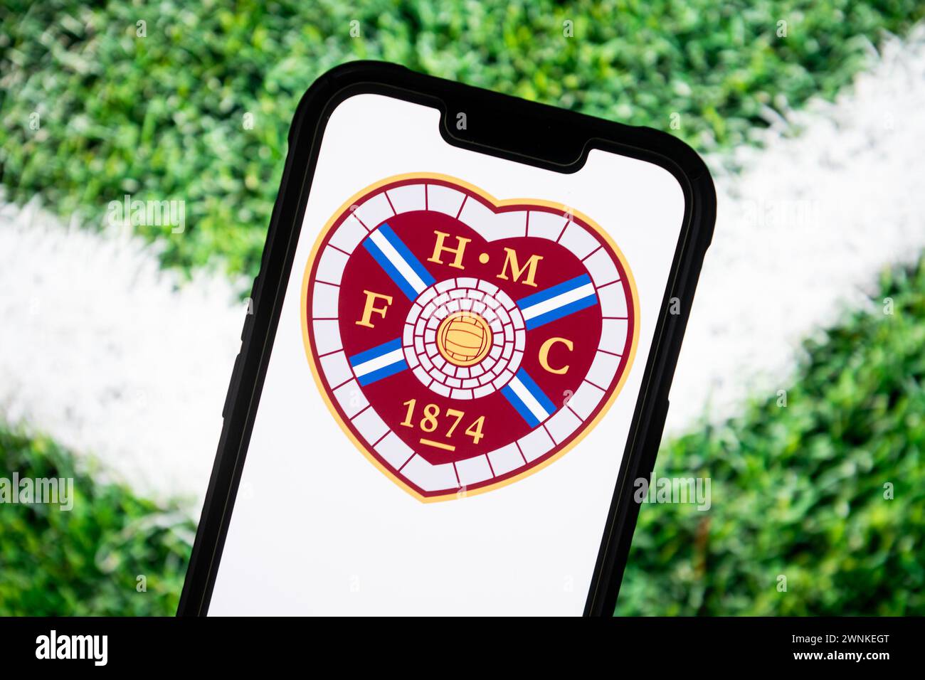 Hearts fc logo hi-res stock photography and images - Alamy