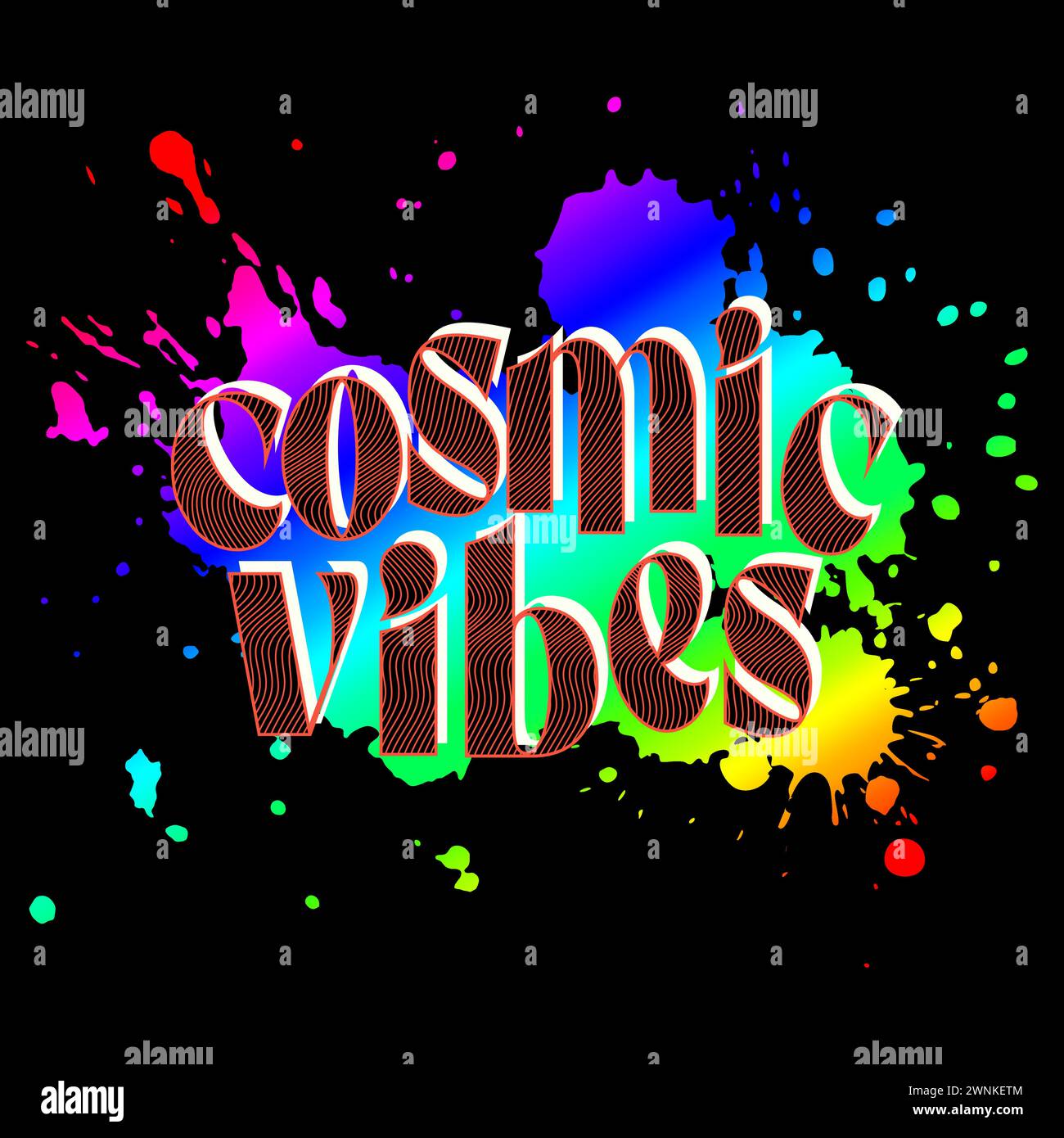 Cosmic vibes Stock Vector Images - Alamy