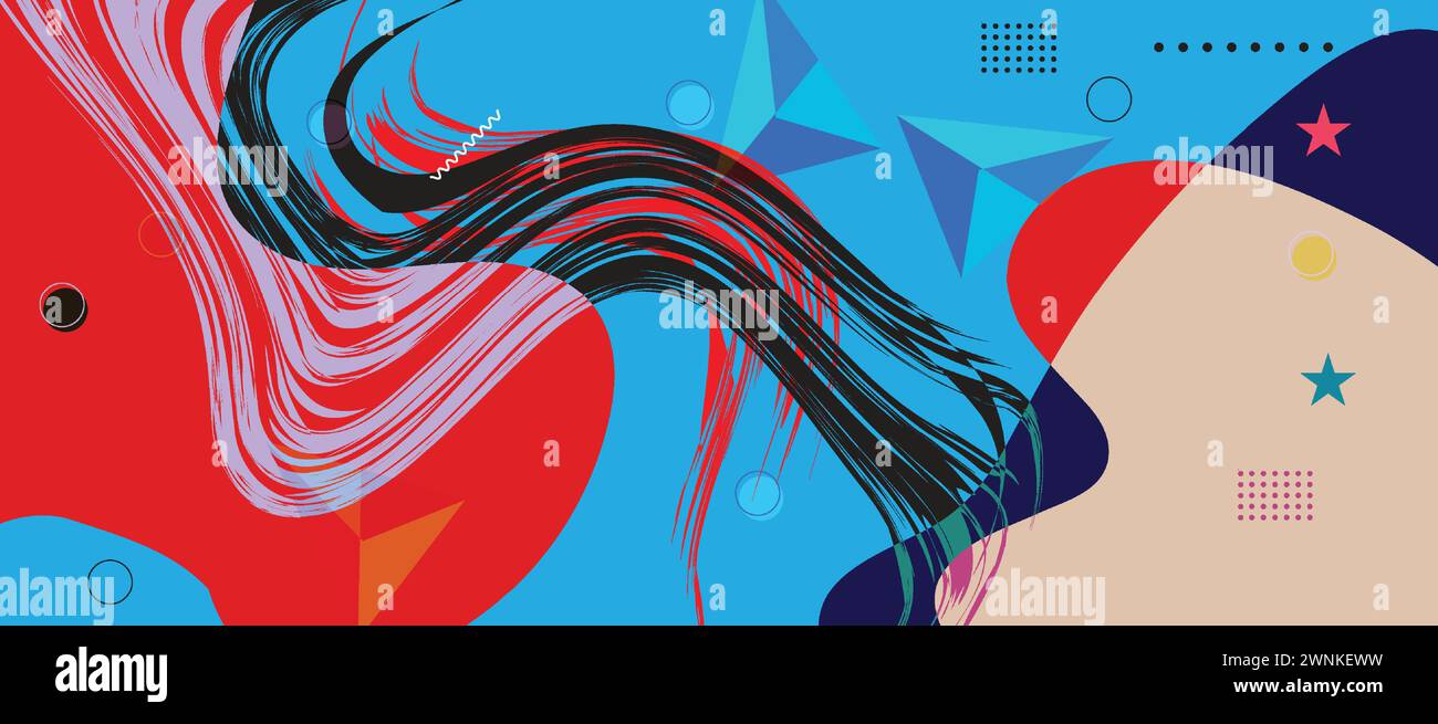 Abstract colorful background design for commercial use Stock Vector ...