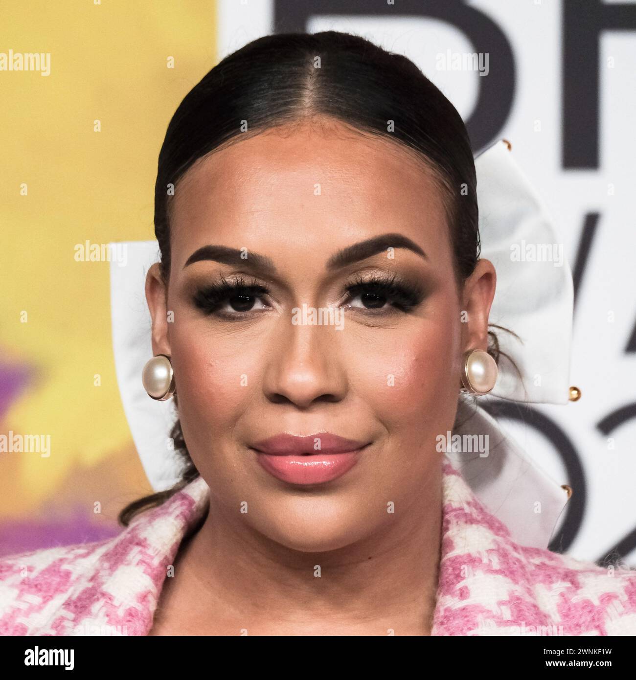 London, UK. Rebbecca Ferguson photographed attending the BRITS Awards ...