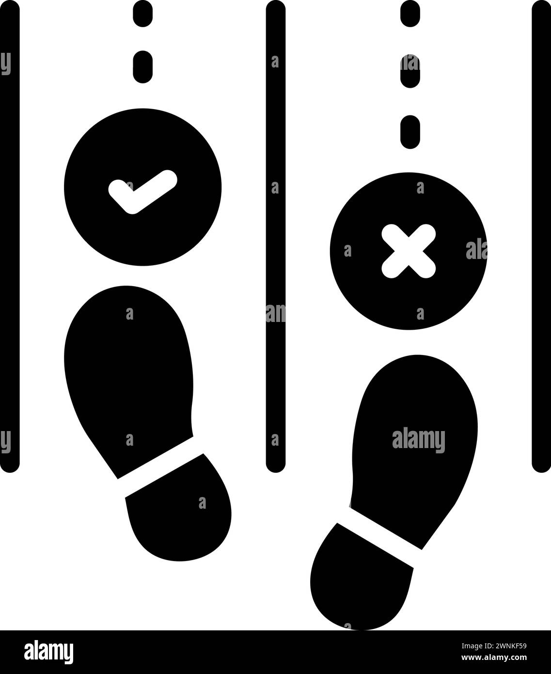 Icon for sometimes,foot print Stock Vector Image & Art - Alamy