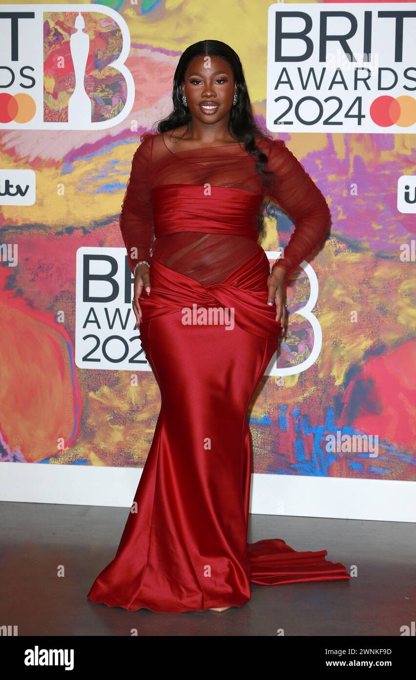 London, UK. 02nd Mar, 2024. Madame Joyce attends the BRIT Awards 2024 ...