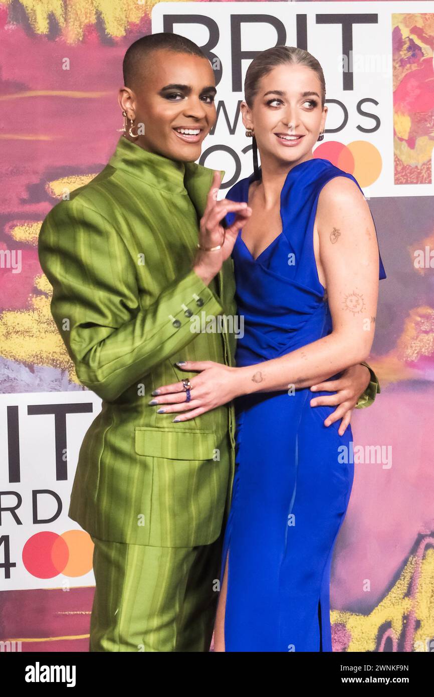 London, UK. Layton Williams and Harriet Rose photographed attending the ...