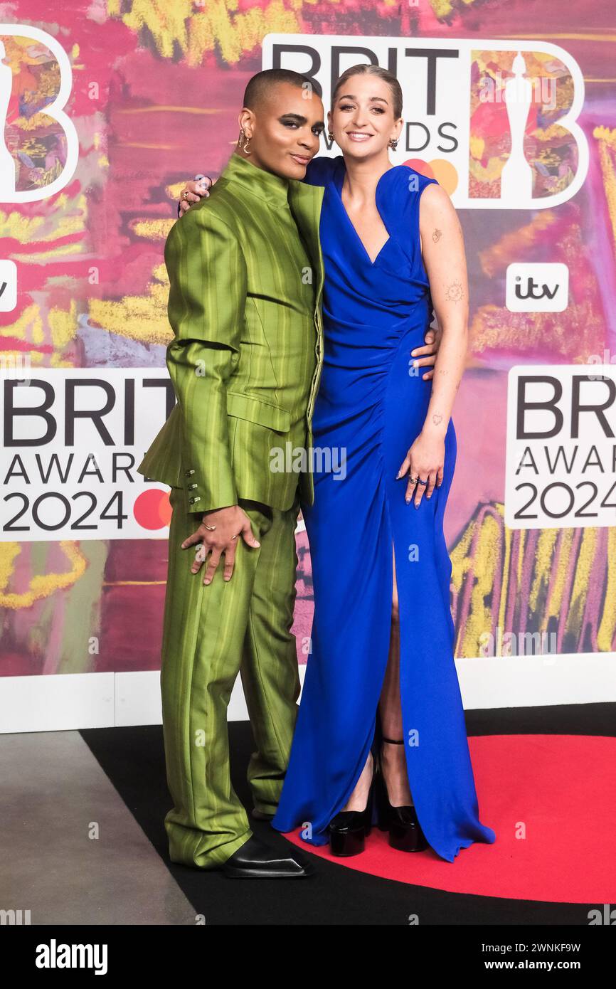 London, UK. Layton Williams and Harriet Rose photographed attending the ...