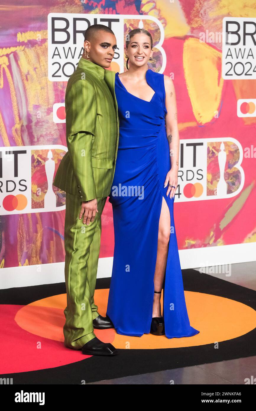London, UK. Layton Williams and Harriet Rose photographed attending the ...