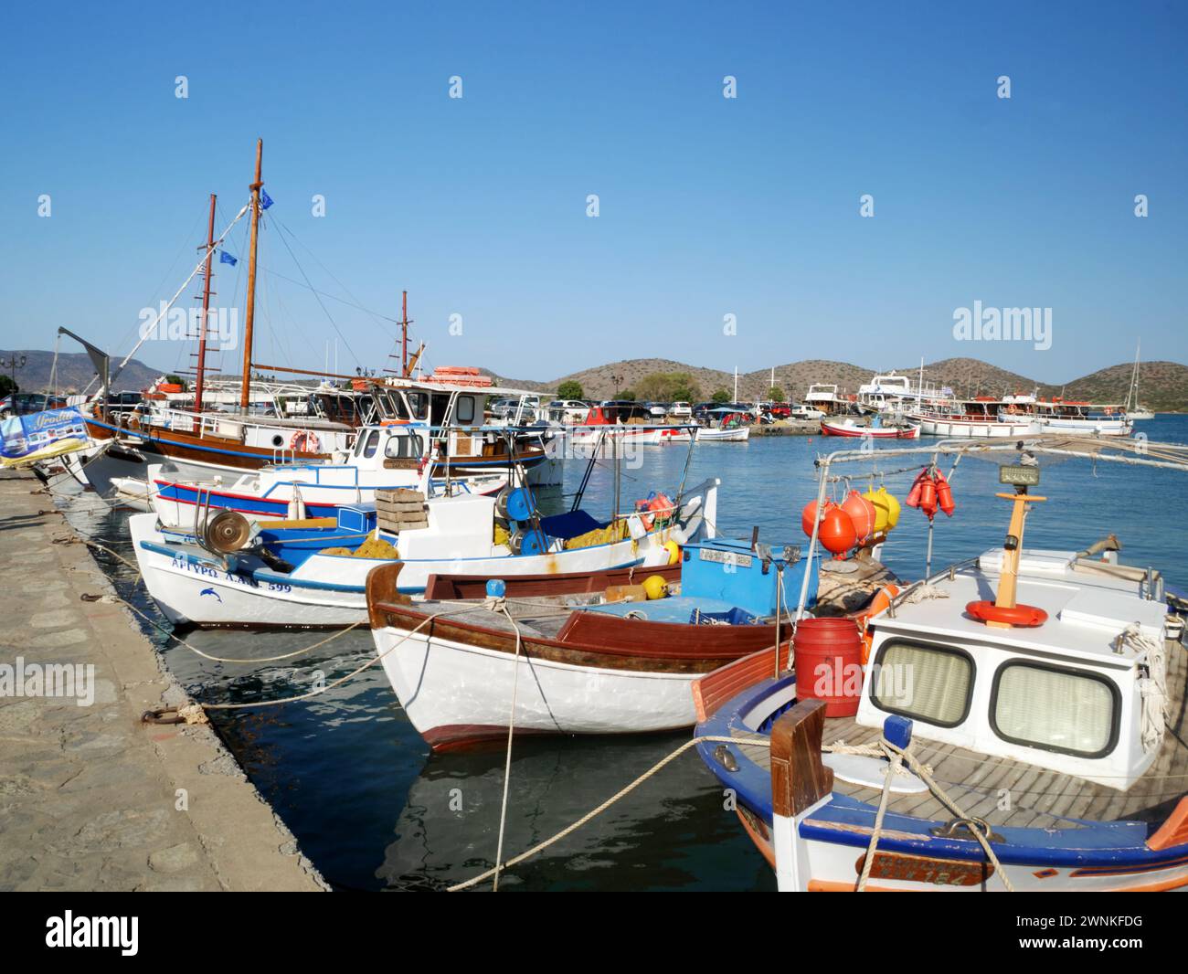 Cretan harbour hi-res stock photography and images - Alamy