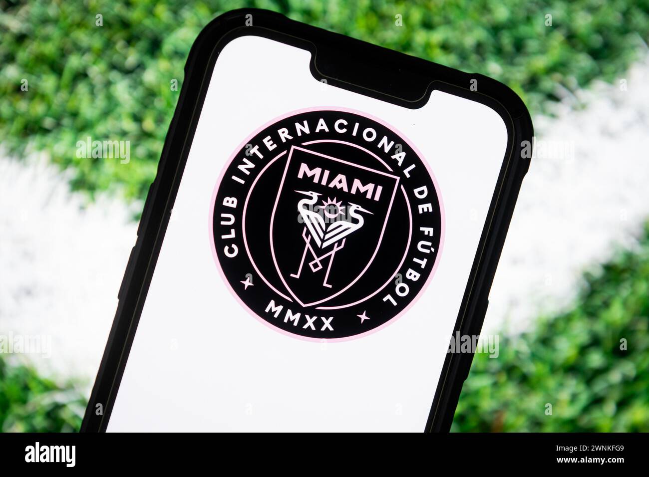 Inter miami logo hi-res stock photography and images - Alamy