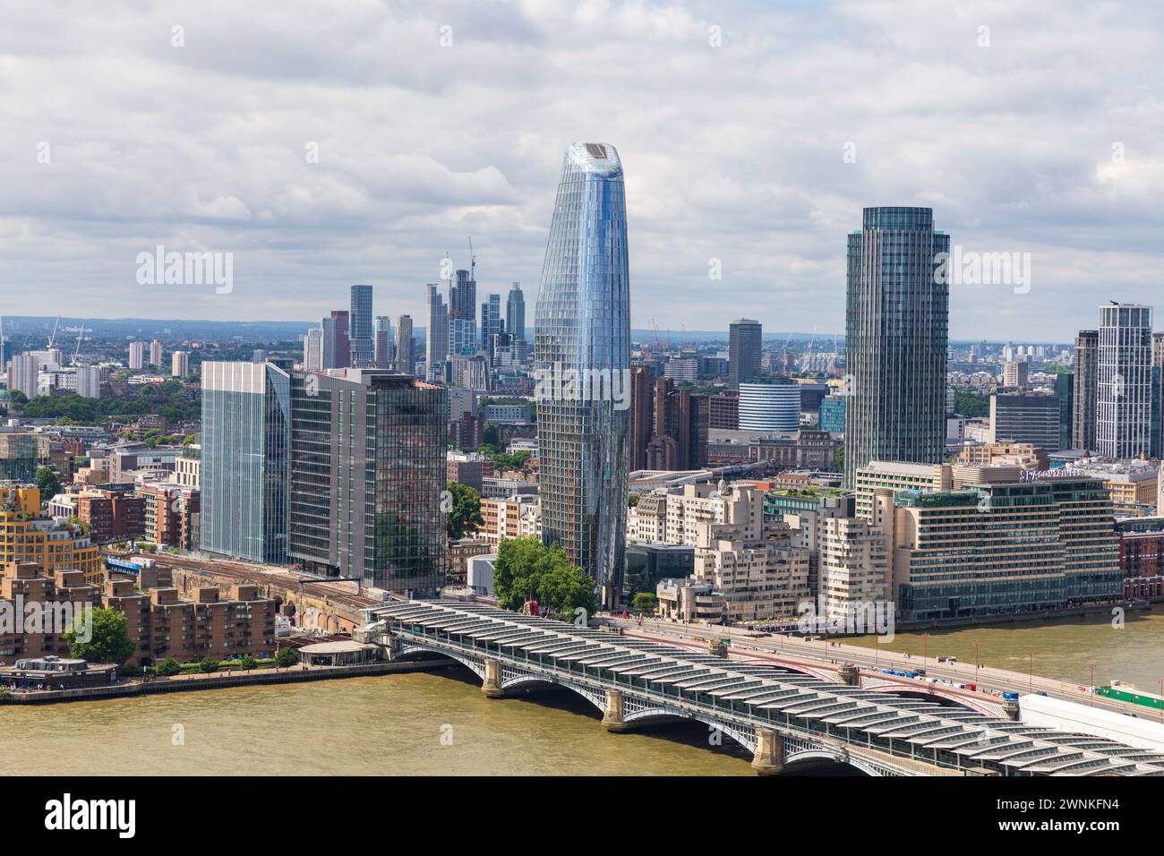 One Blackfrairs and surrounding building, as seen from St. Paul's ...