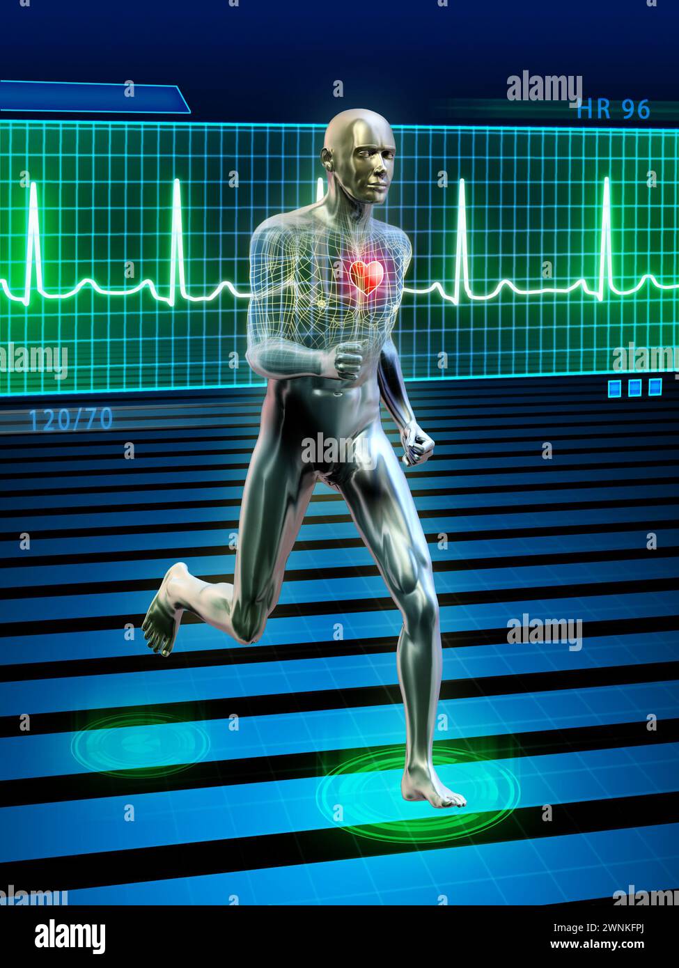 Heartbeat monitor hi-res stock photography and images - Alamy