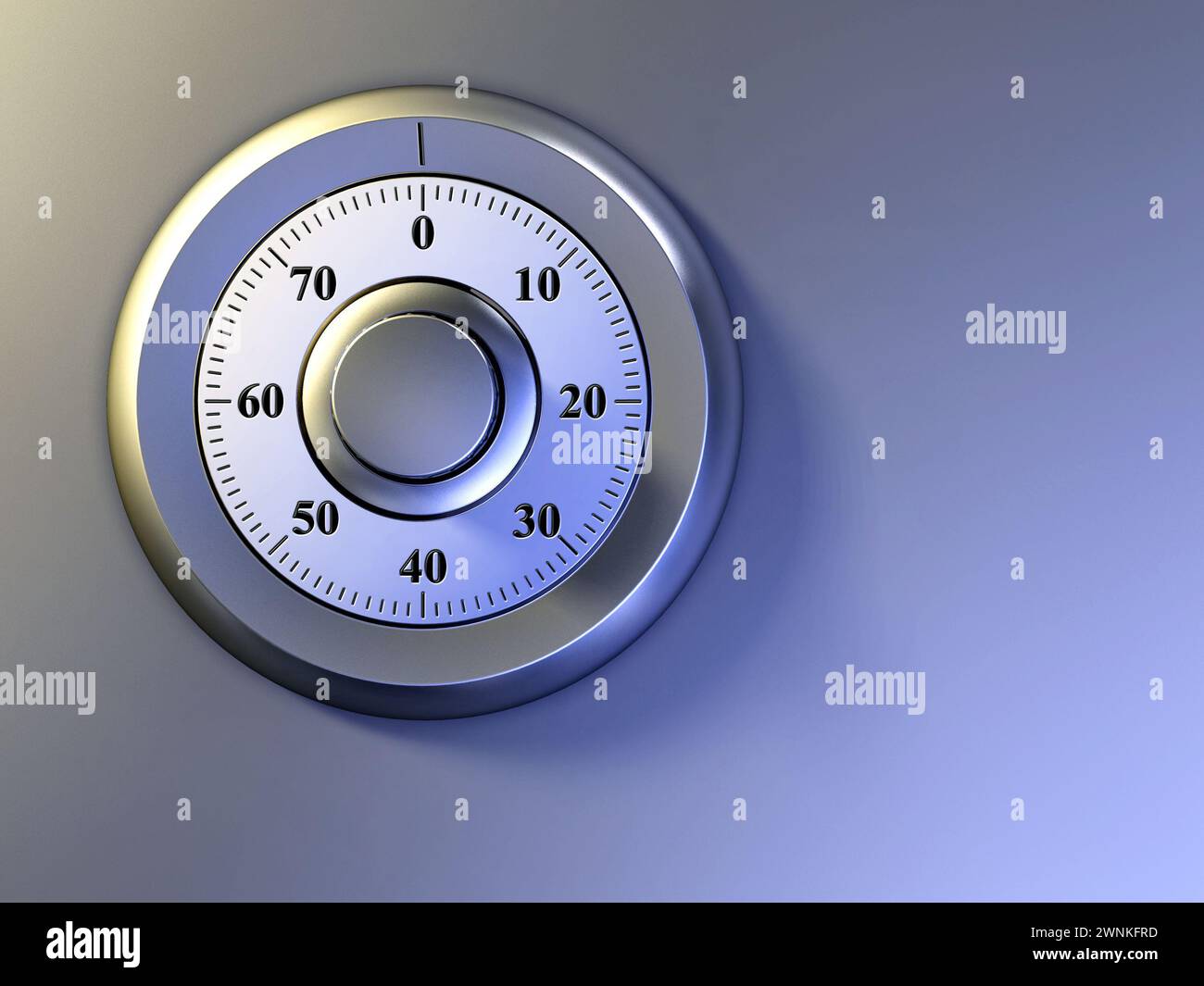Numeric lock on a safe door. Digital illustration Stock Photo - Alamy