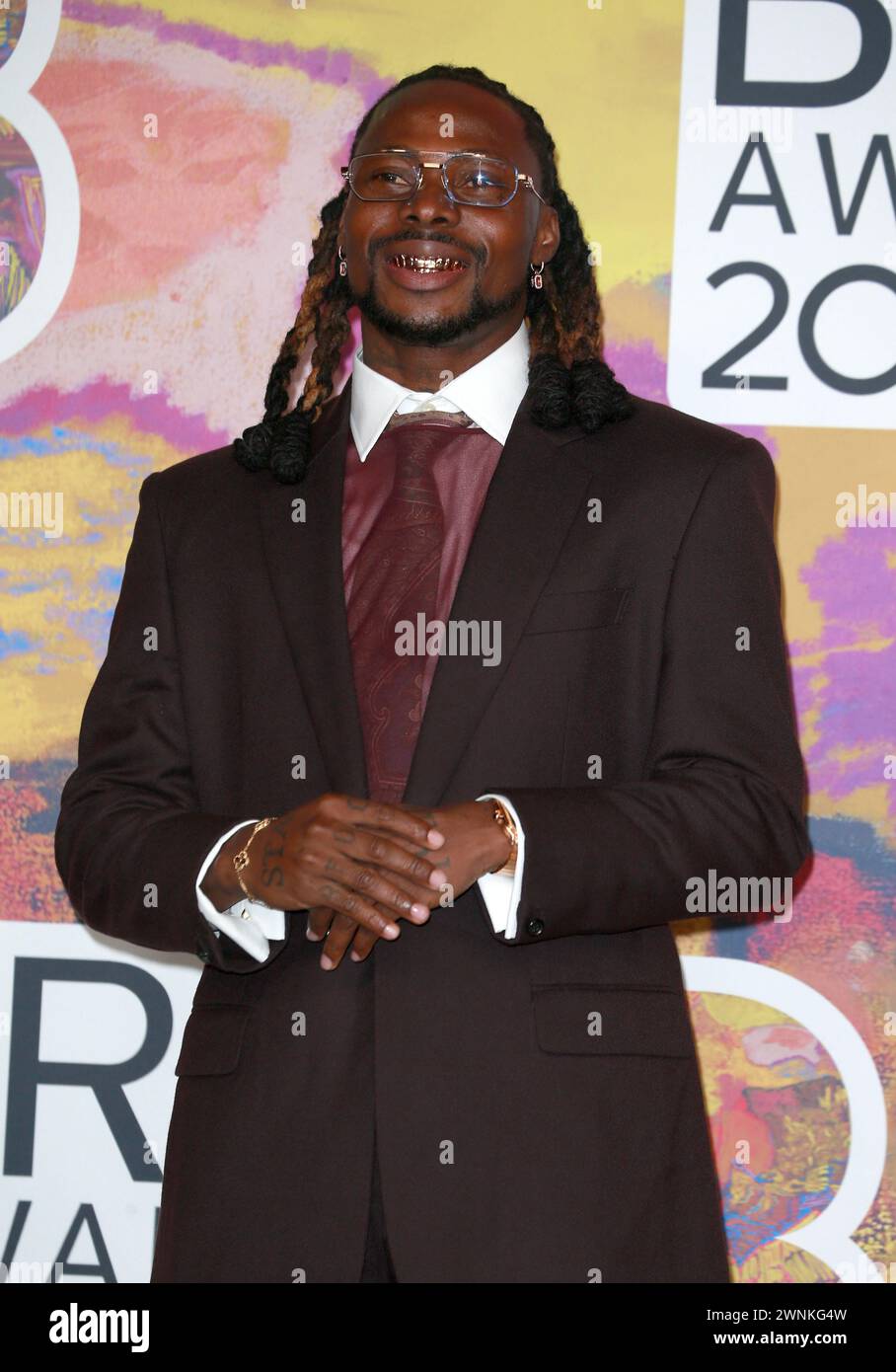 London, UK. 02nd Mar, 2024. Asake attends the BRIT Awards 2024 at The ...