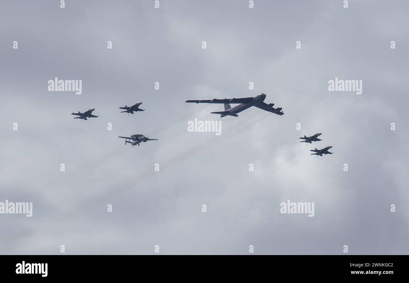 PHILIPPINE SEA (Feb. 24, 2024) A U.S. Air Force B-52 Stratofortress ...