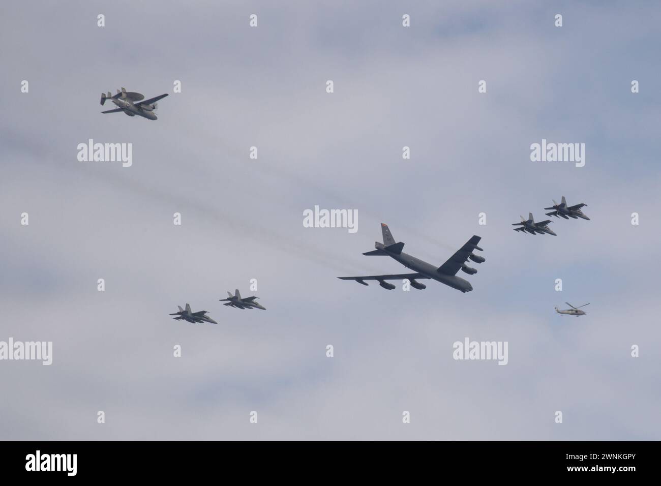 PHILIPPINE SEA (Feb. 24, 2024) A U.S. Air Force B-52 Stratofortress ...