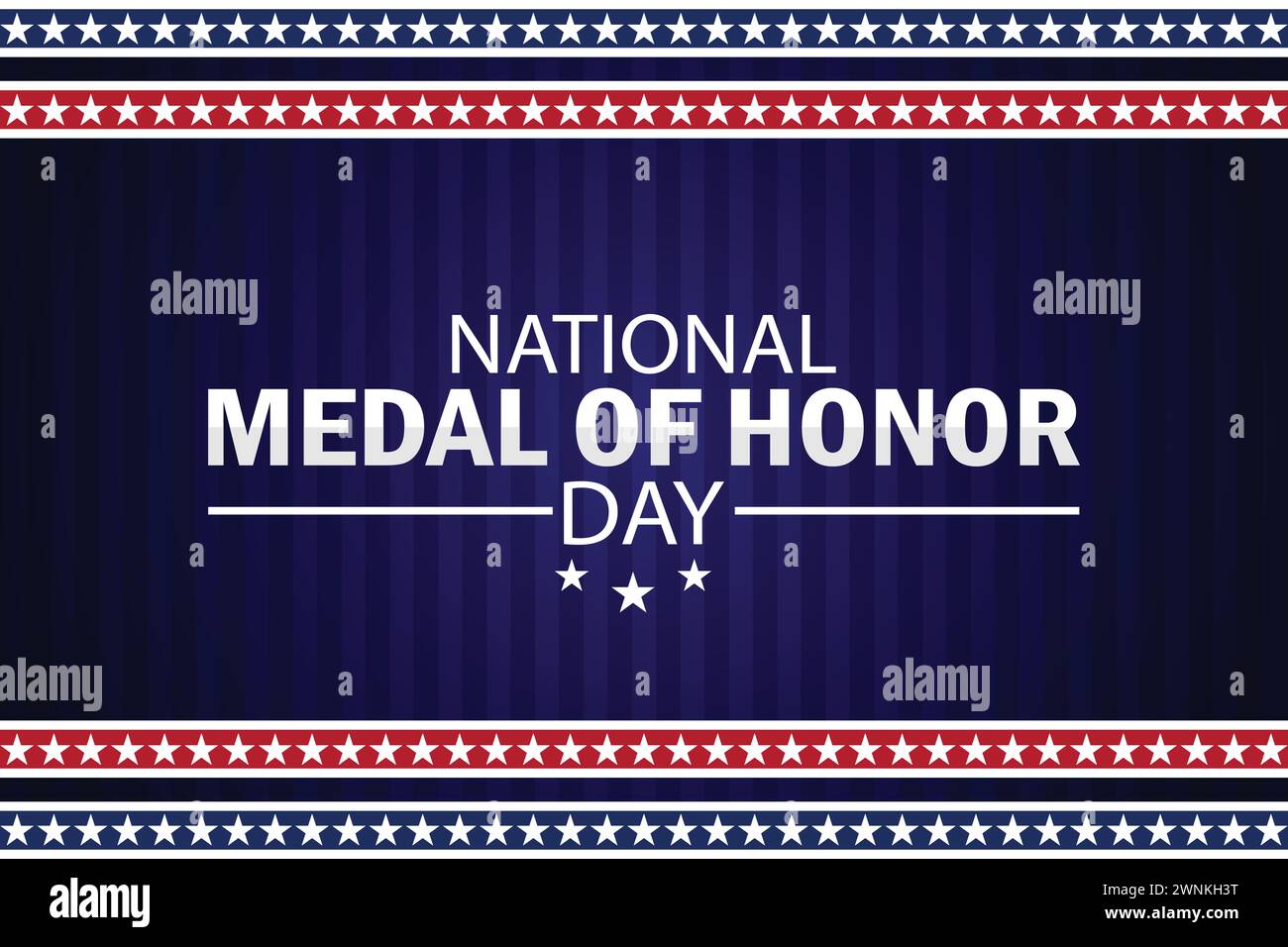 National Medal Of Honor Day wallpaper with shapes and typography ...