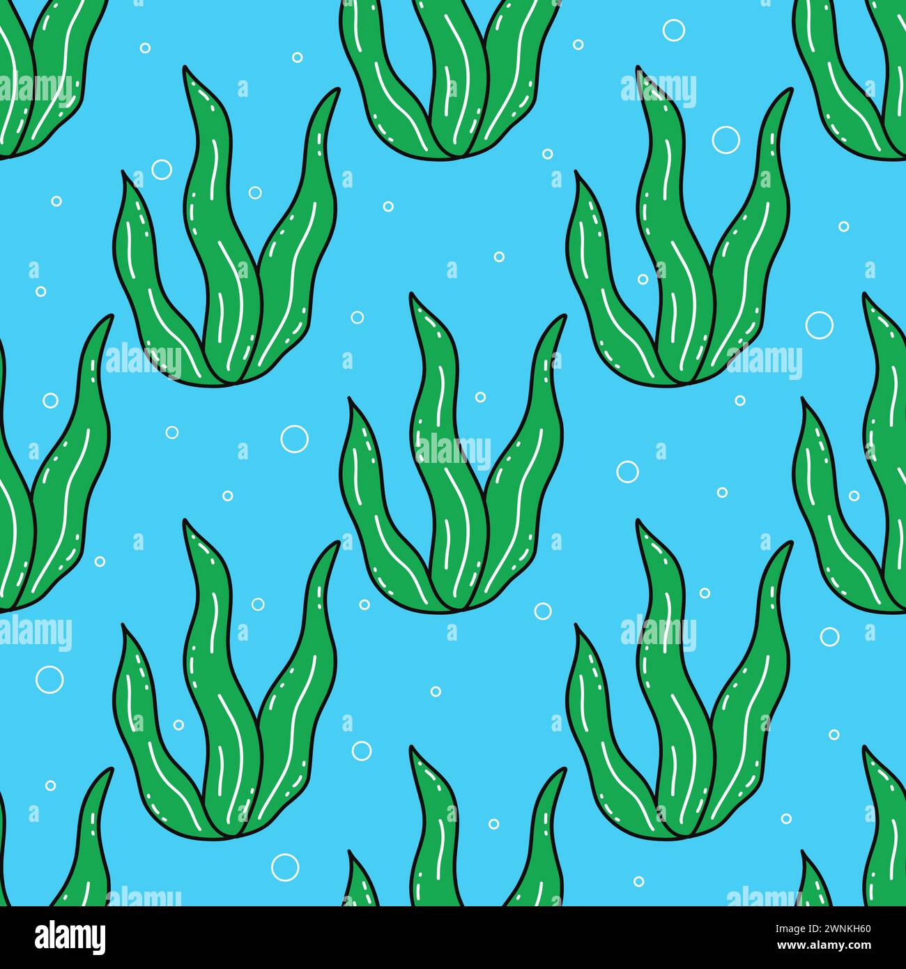 Colourful sea vegetation Stock Vector Images - Alamy