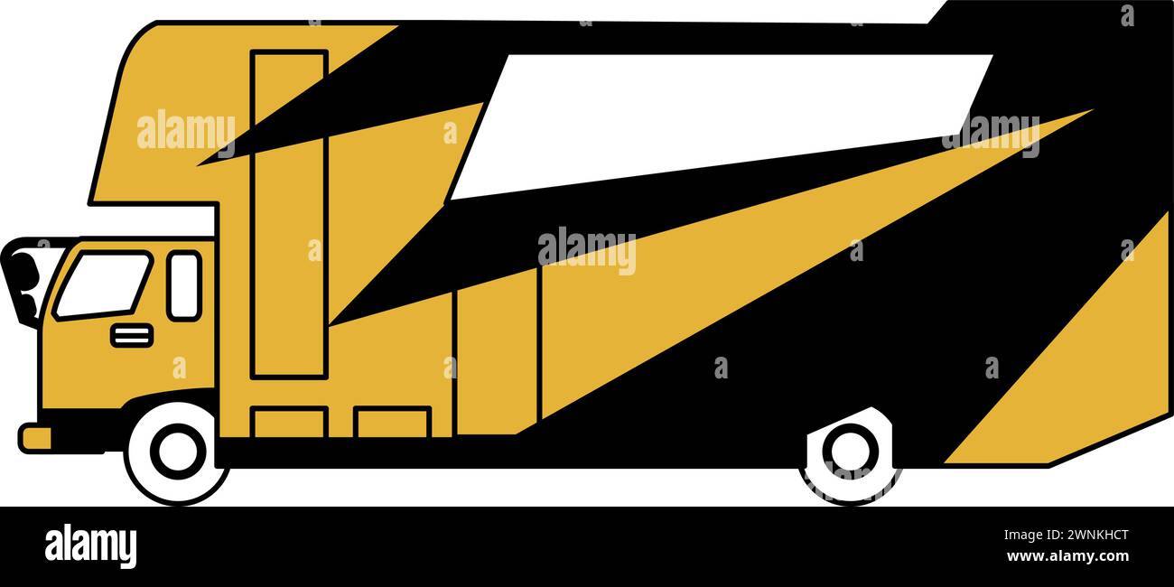 Music bus in cartoon version,vector illustration Stock Vector Image ...