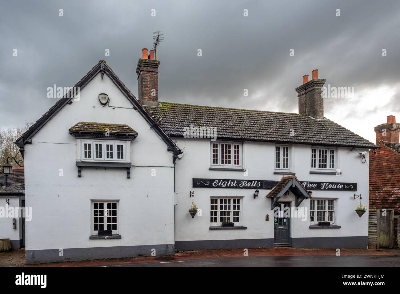 Bolney, March 1st 2024: The recently-closed Eight Bells in Bolney, West ...