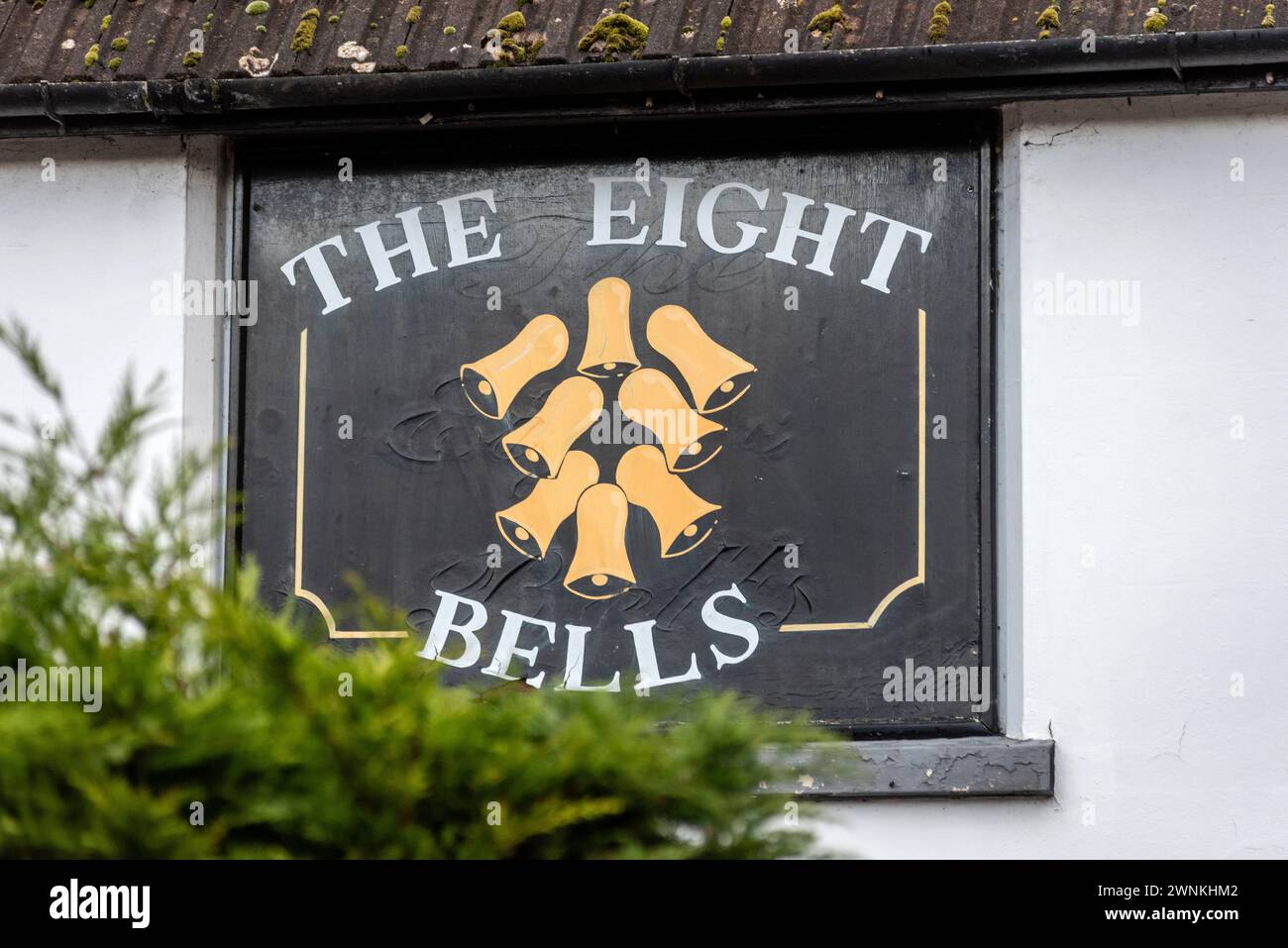 Bolney, March 1st 2024: The recently-closed Eight Bells in Bolney, West Sussex Stock Photo - Alamy