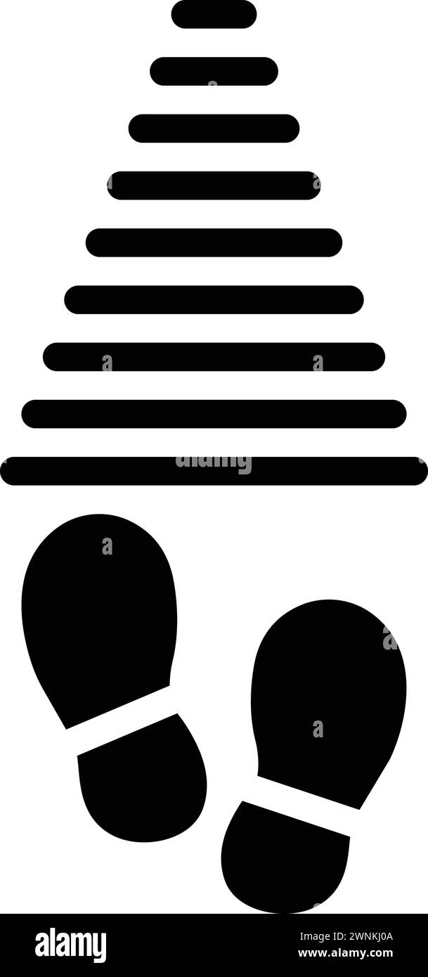 Icon for step,foot Stock Vector Image & Art - Alamy