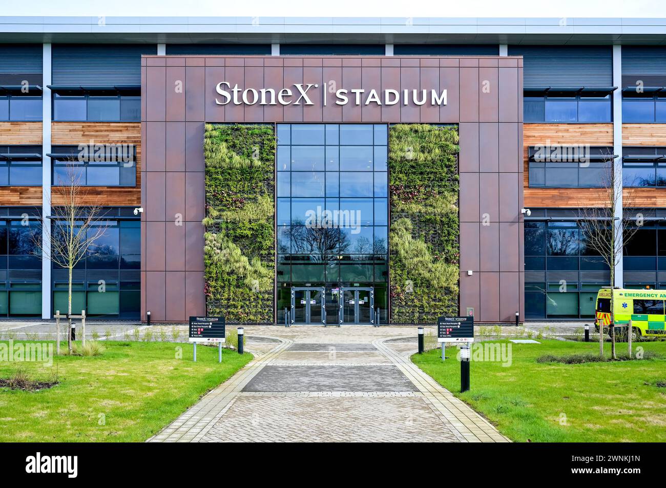 London, England on 3 March 2024. The StoneX Stadium ready for the ...