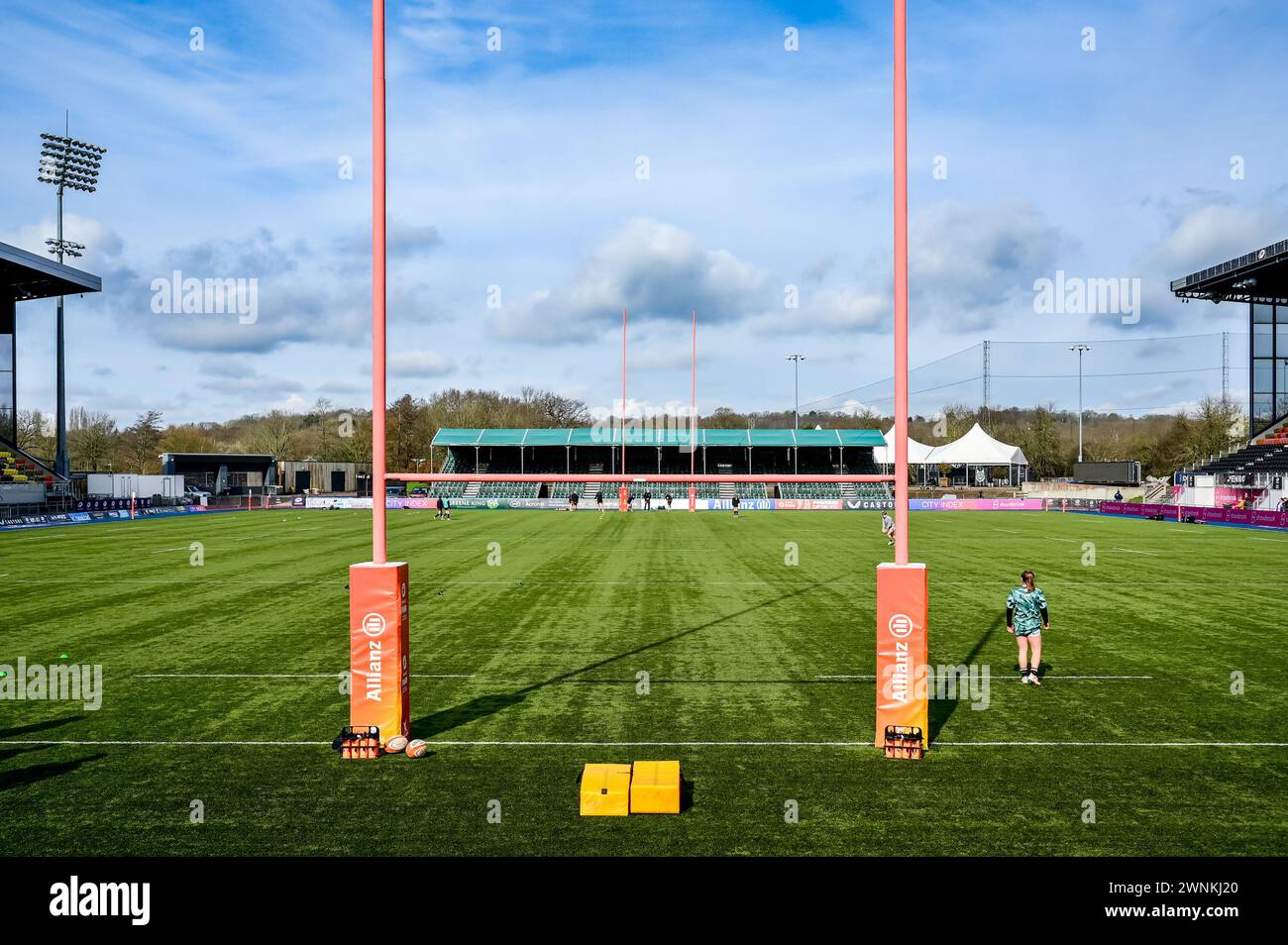 London, England on 3 March 2024. The StoneX Stadium ready for the ...