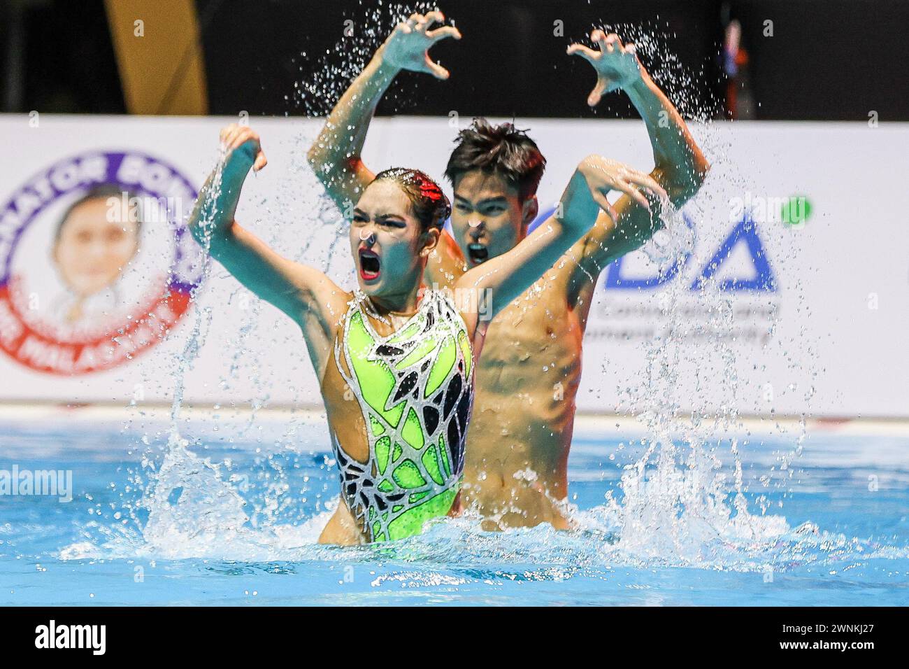 New Clark City, Philippines. 3rd Mar, 2024. Patrawee Chayawararak (front)/Kantinan ...