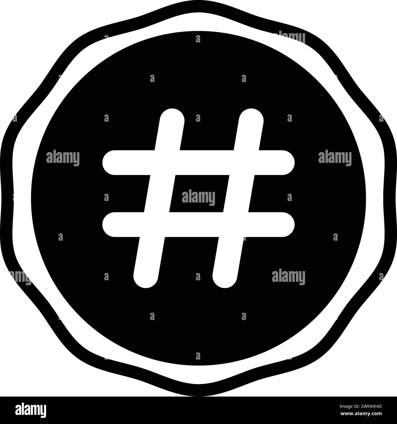Hash symbol Black and White Stock Photos & Images - Alamy