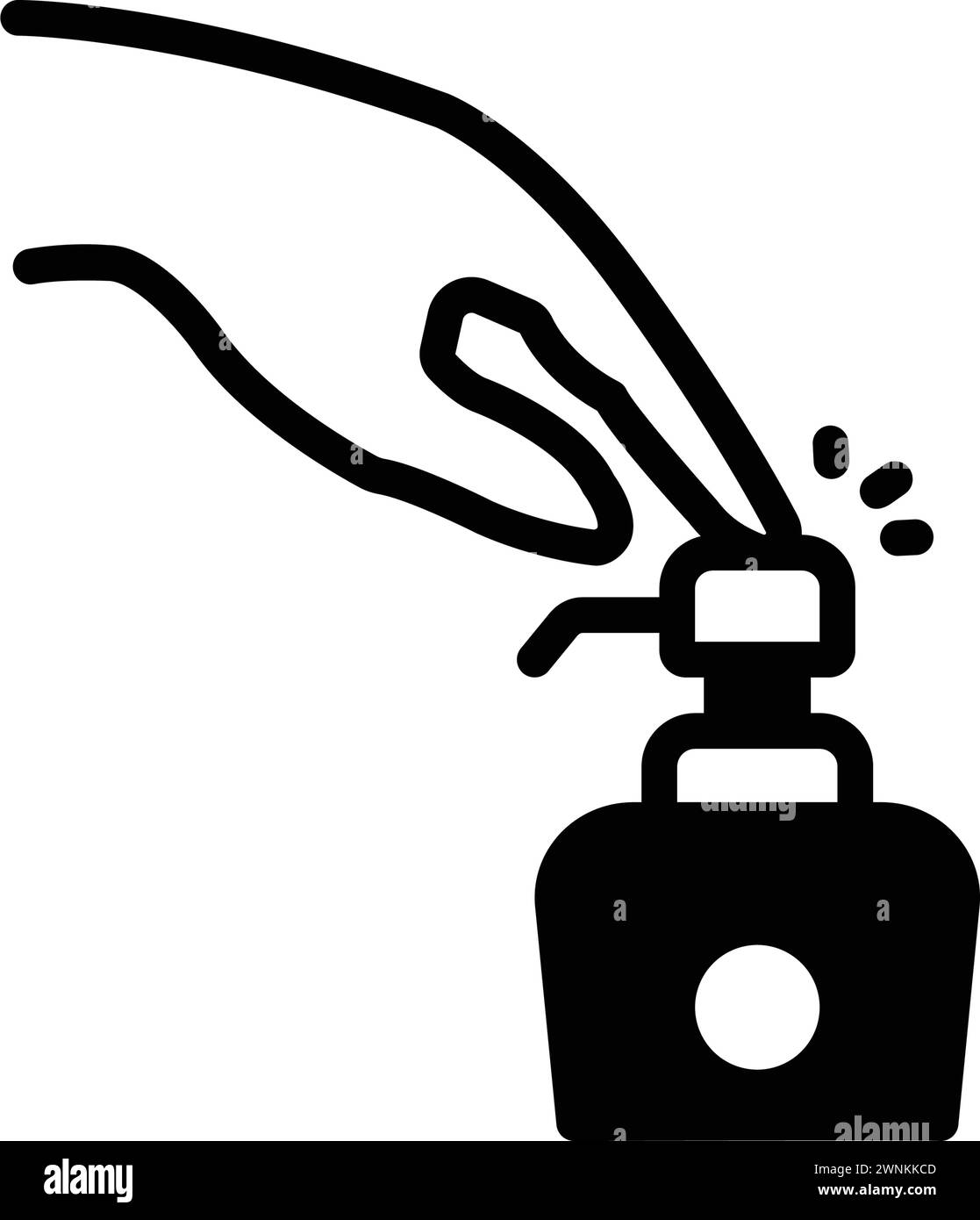 Pressing vector vectors Black and White Stock Photos & Images - Alamy