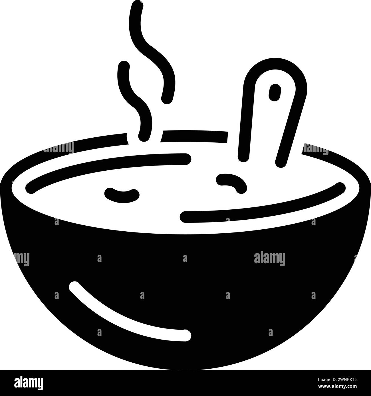 Icon for soup,bowl of soup Stock Vector Image & Art - Alamy