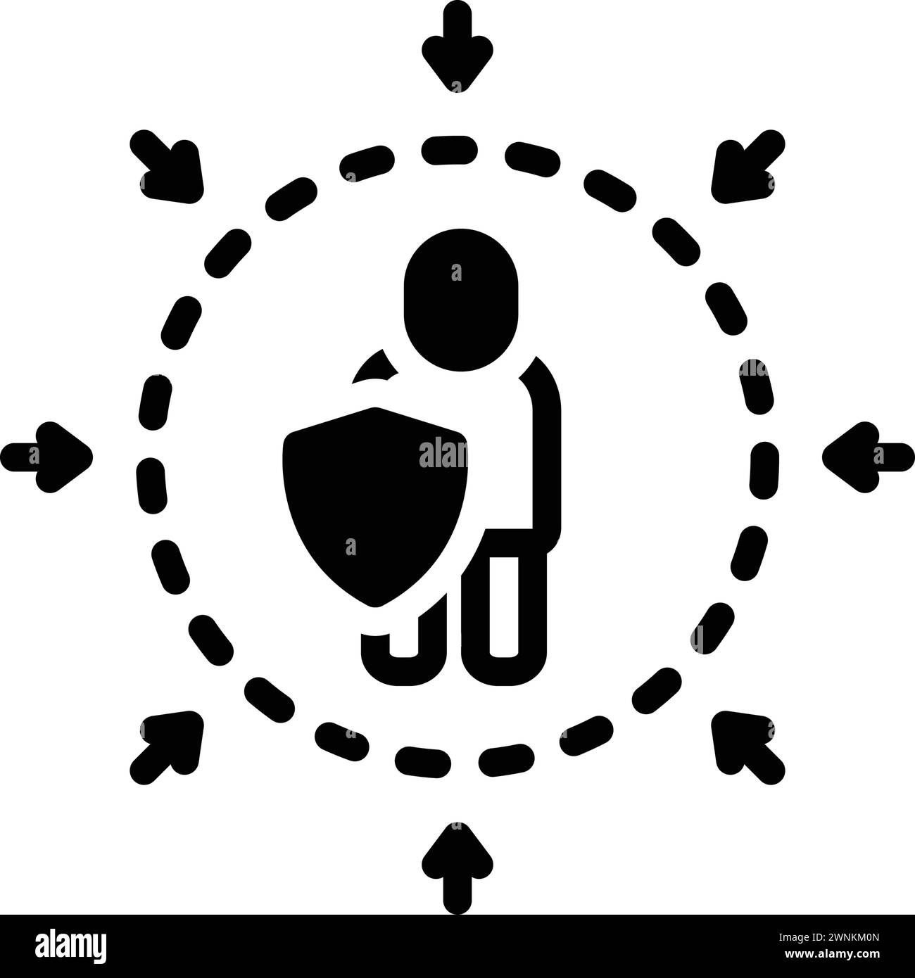 Defensive guard Cut Out Stock Images & Pictures - Alamy