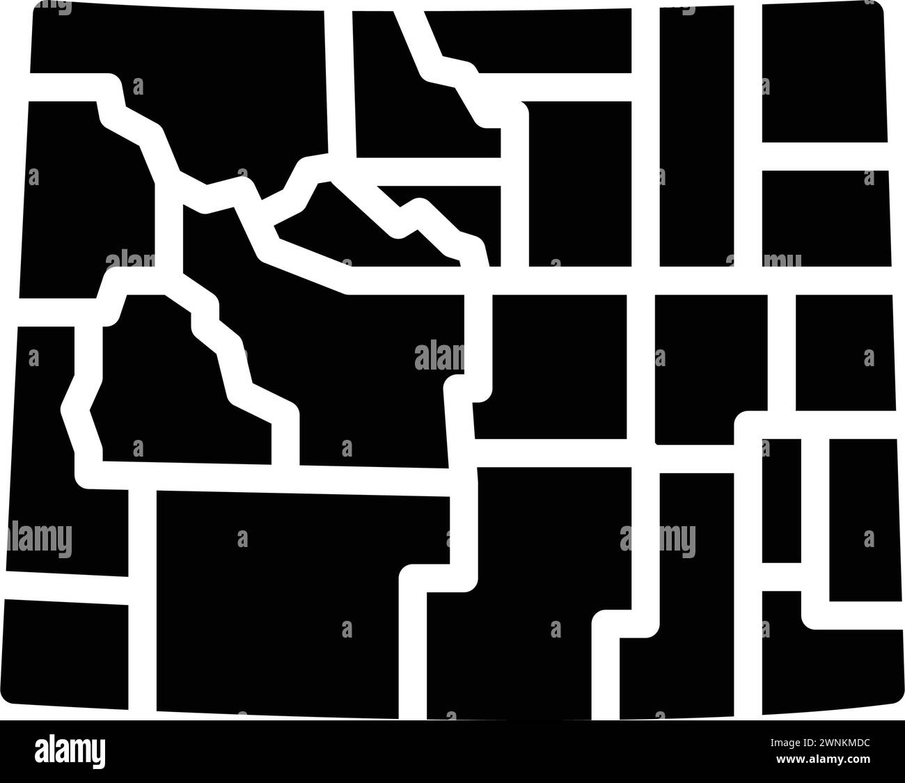 Icon for wyoming,map Stock Vector Image & Art - Alamy