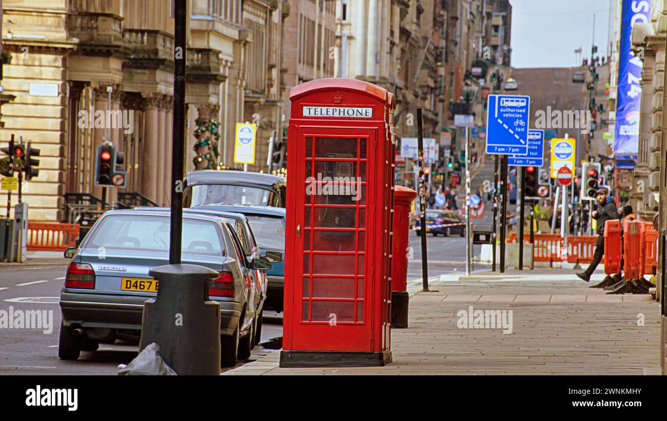 Glasgow, Scotland, UK. 3rd March, 2024: “Lockerbie” filming in the city ...