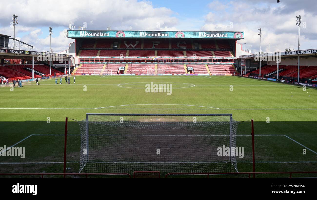 A general view of the ground ahead of the FA Women's Super League 1 ...