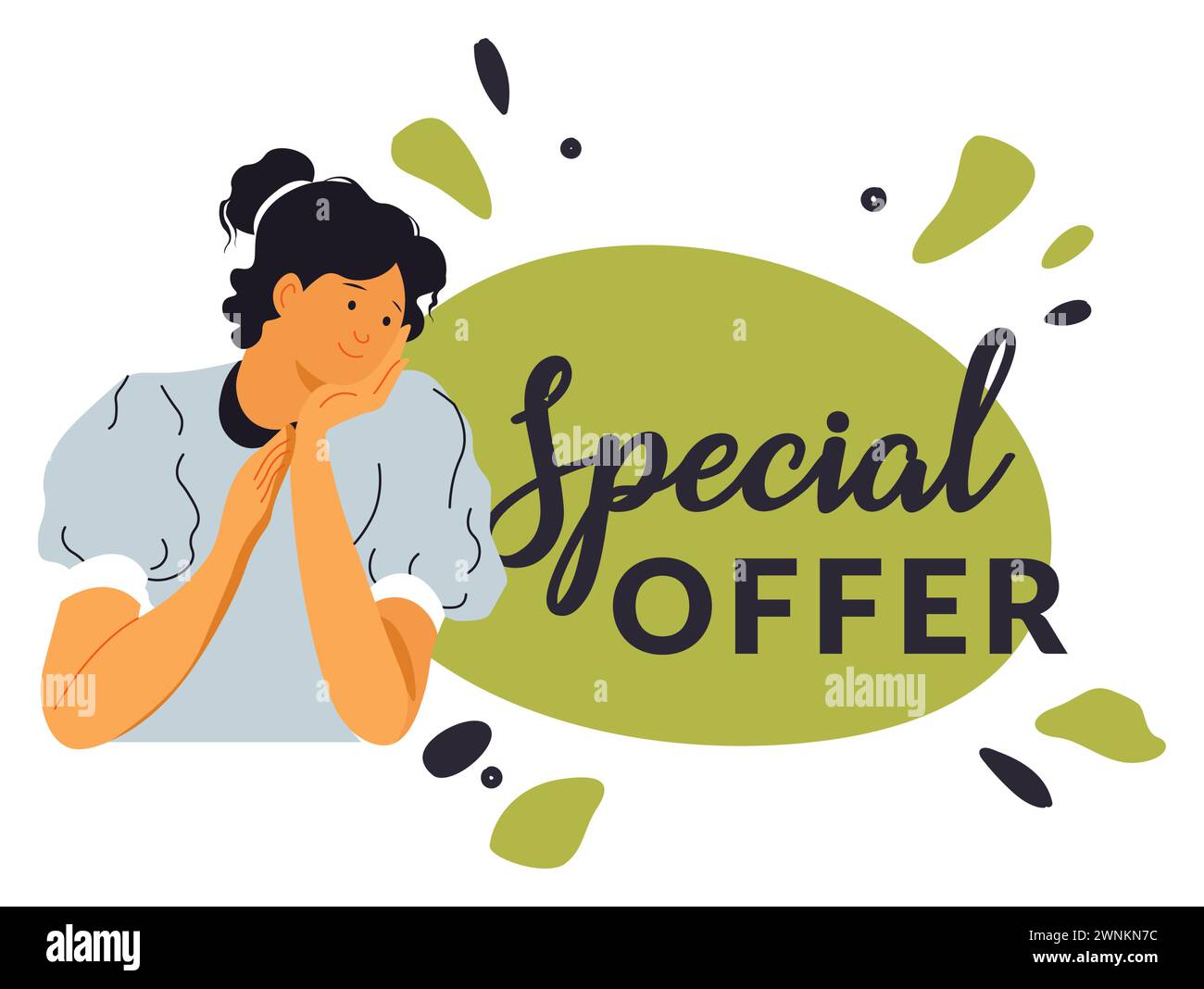 Special offers for clients and customers in shops Stock Vector Image & Art - Alamy