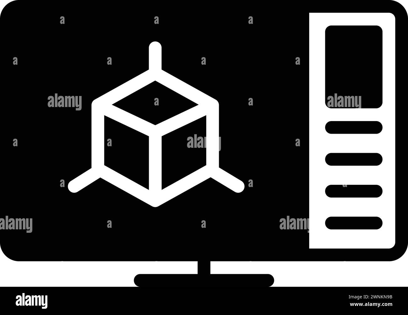 Icon for simulations,reproduction Stock Vector Image & Art - Alamy