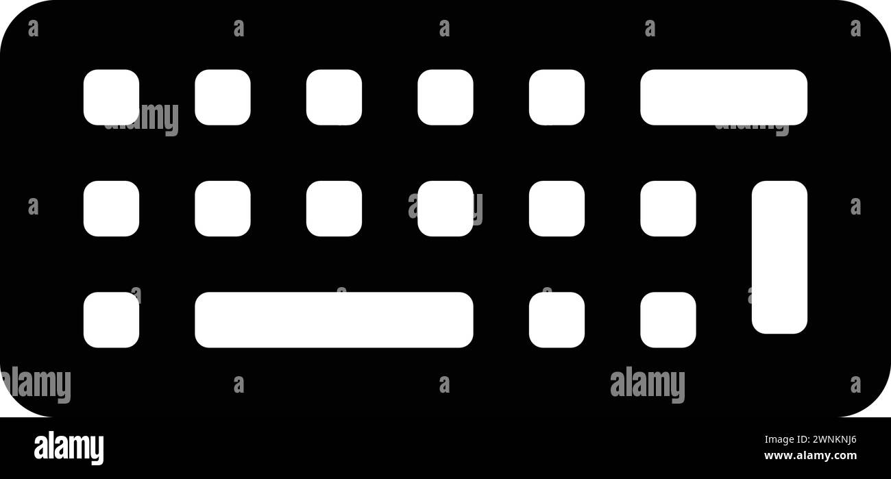 Icon for keyboard,alphabet Stock Vector Image & Art - Alamy