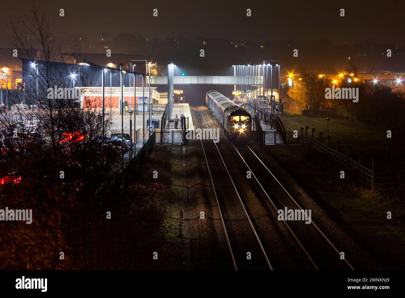 Direct rail Services class 47 locomotive 47818 at Buckshaw Parkway ...