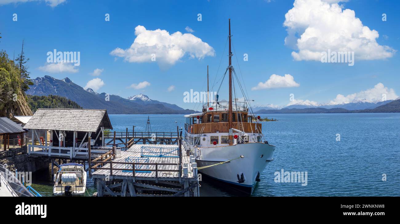 Patagonia, Bariloche, boat trip to Island Isla Victoria and Arrayanes ...