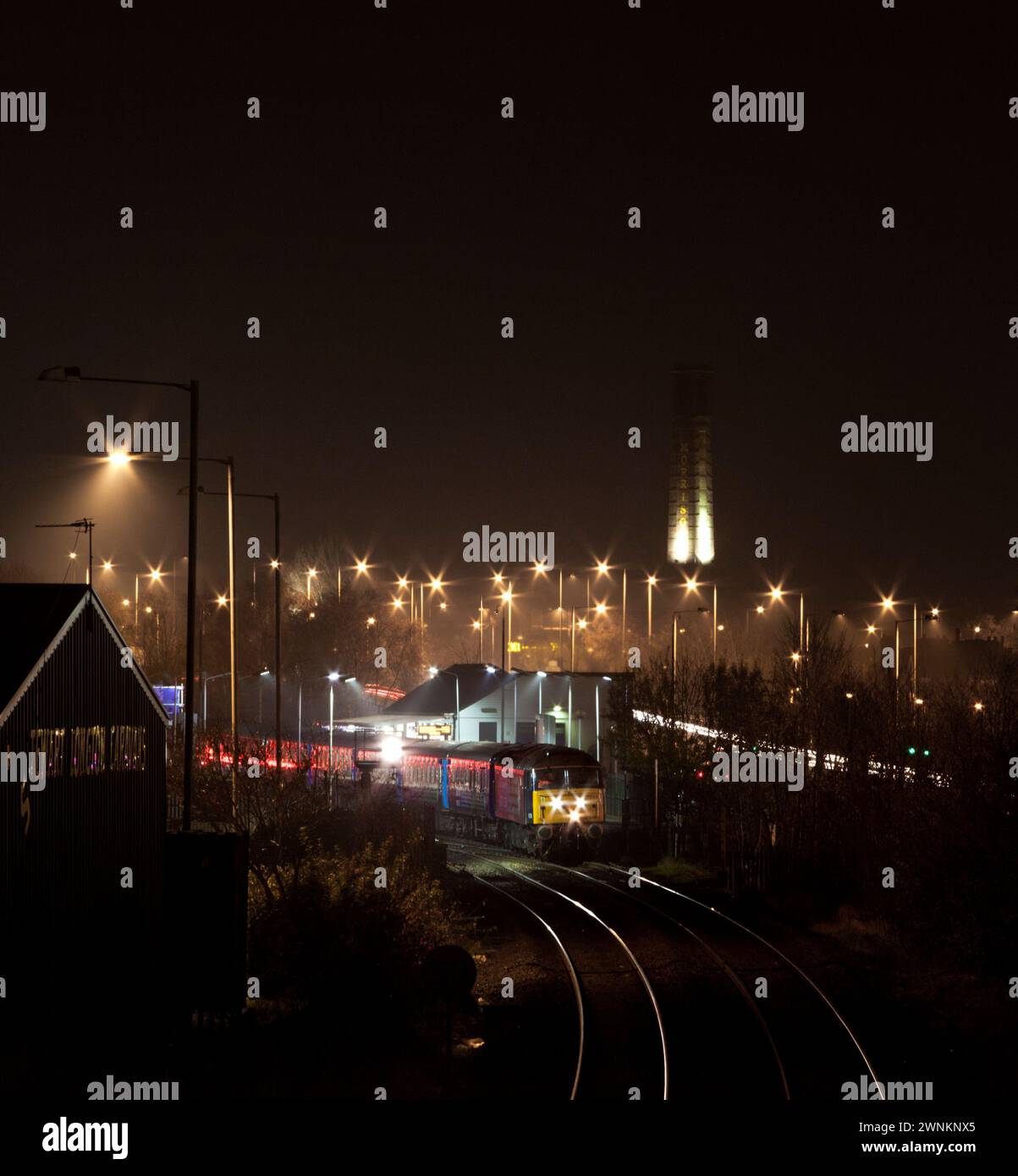 Direct rail Services class 47 locomotive 47818 at Chorley railway ...