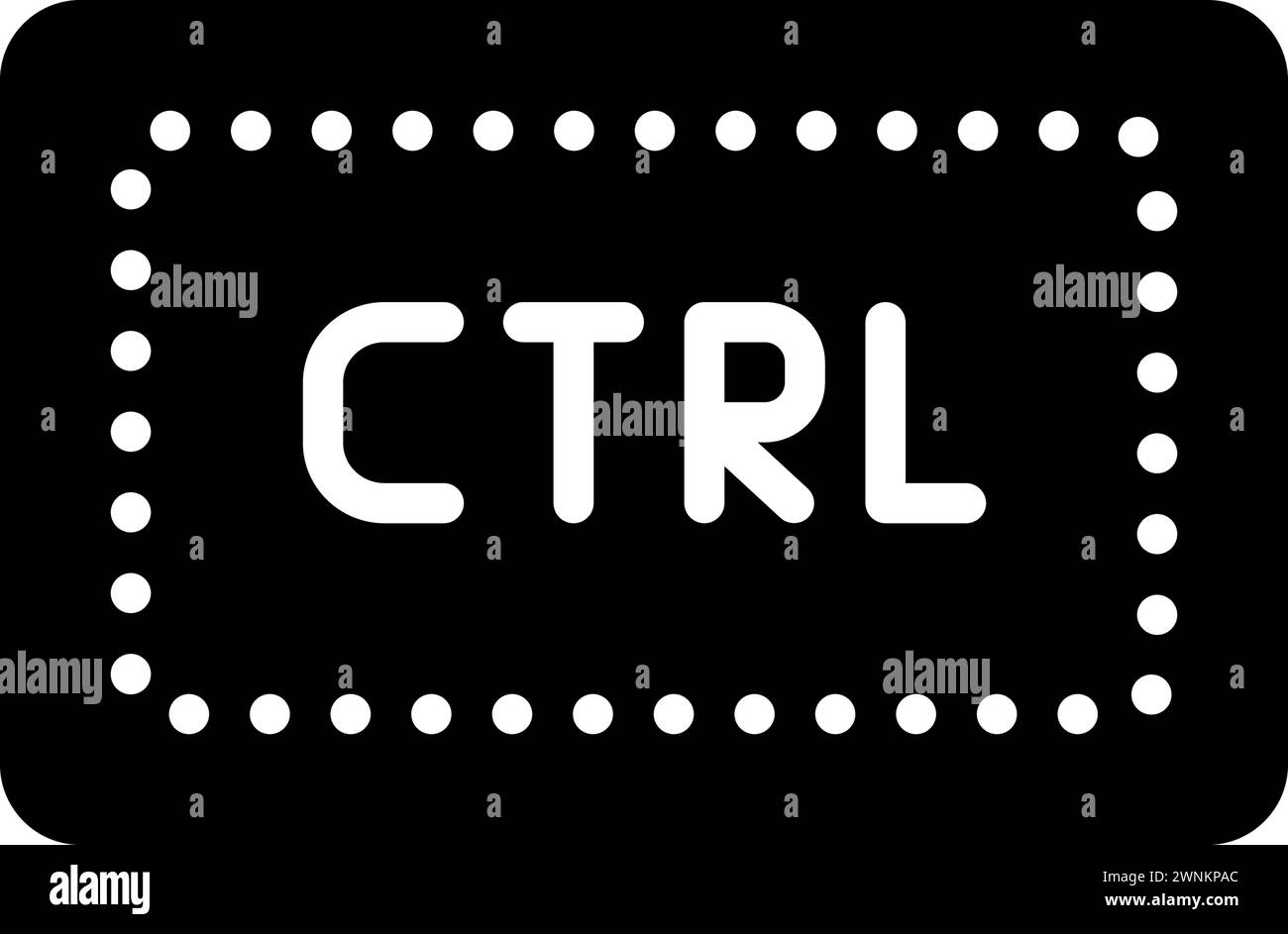 Ctrl button icon Stock Vector Images - Alamy