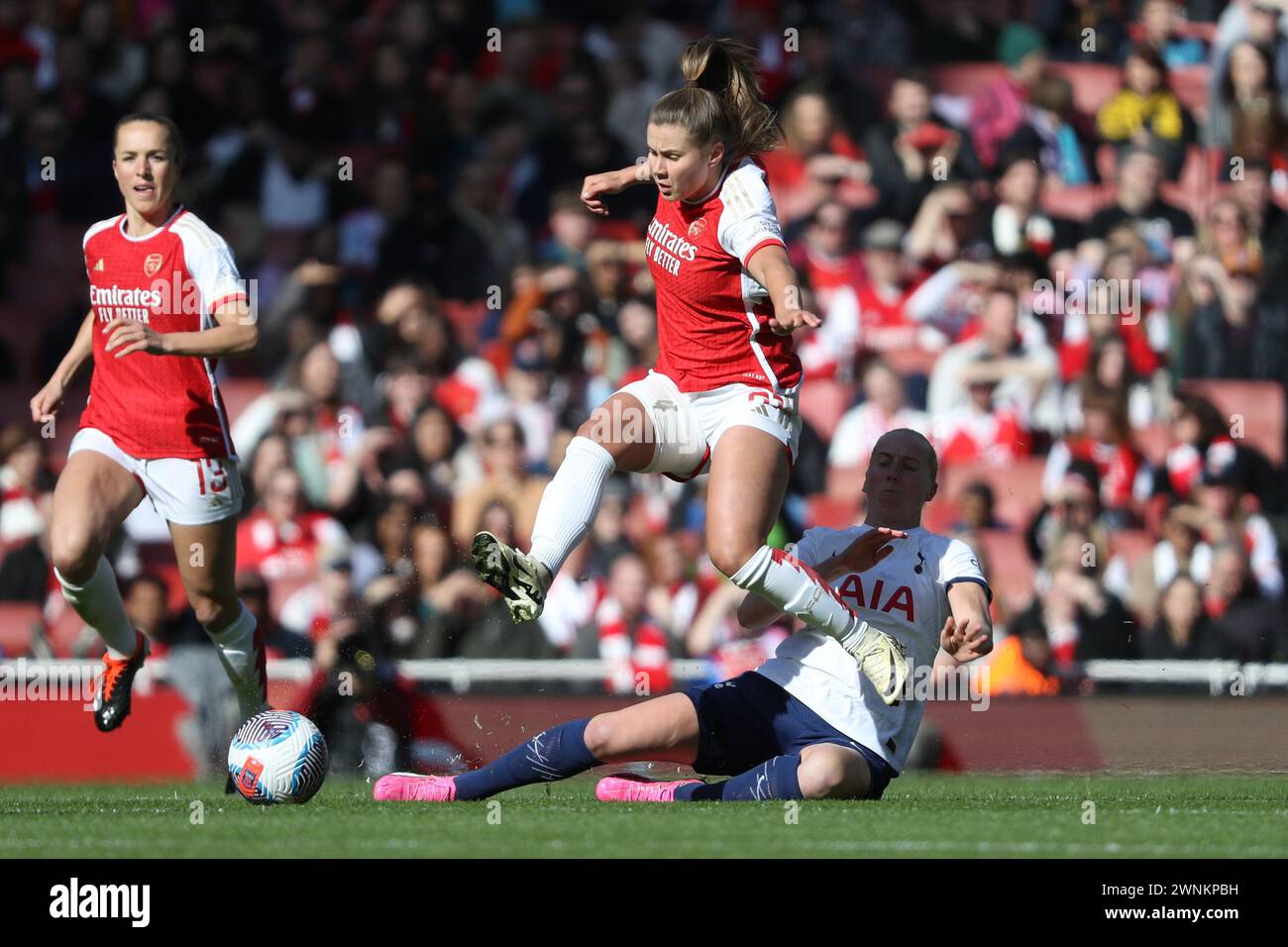 London, UK. 3rd March, 2024. Victoria Pelova during the Barclays Women ...