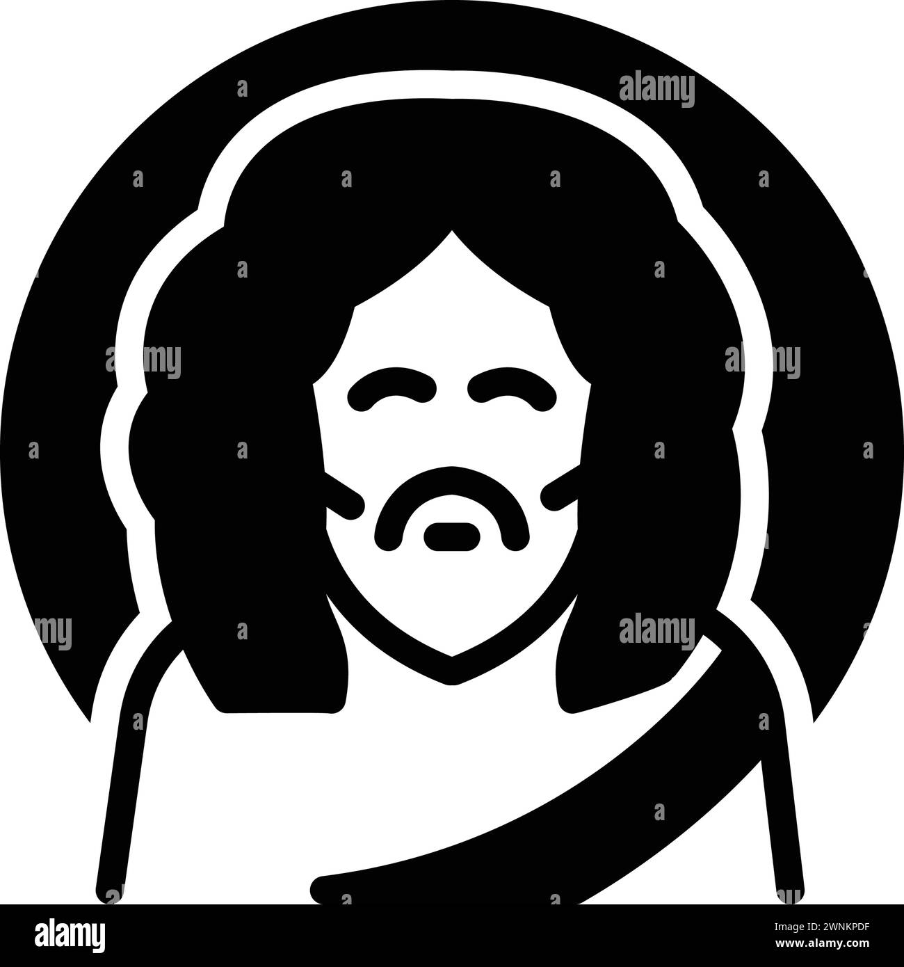 The church of john the baptist Stock Vector Images - Alamy